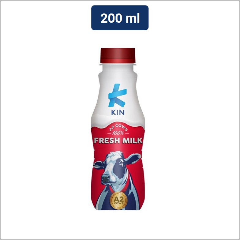Jual Kin Fresh Milk Full Cream Botol 200ml | Shopee Indonesia
