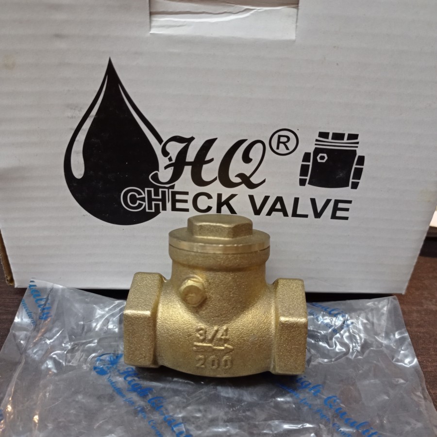 Jual SWING CHECK VALVE BRASS HQ 1/2 INCH | Shopee Indonesia