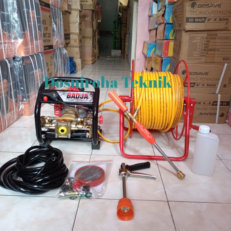 Jual Mesin Sprayer Portable 2Tak Full Set Selang 100Meter| Alat ...