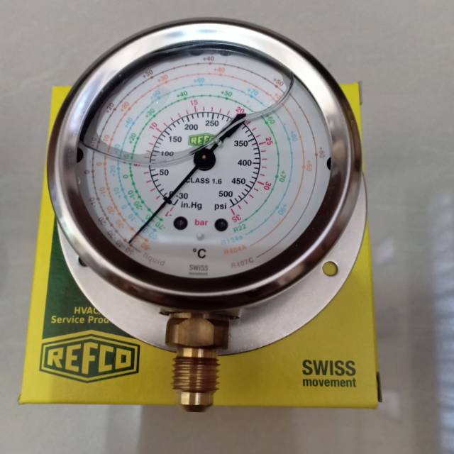Jual Amper high refco / high pressure gauge refco MR306 | Shopee Indonesia