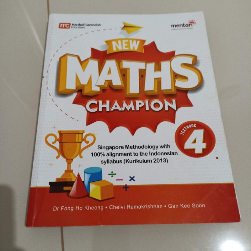 Jual buku pelajaran math champion marshall cavendish text book 4 ...