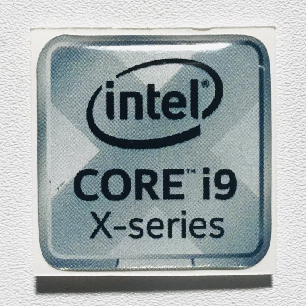 Jual Stiker INTEL CORE i9 X-Series Emblem Timbul Lentur 3D Terbaru ...