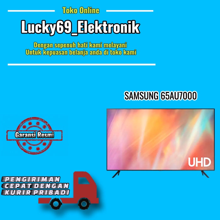Jual LED SMART TV 65 INCH SAMSUNG 65AU7000 / UA65AU7000 UHD 4K SERIES ...