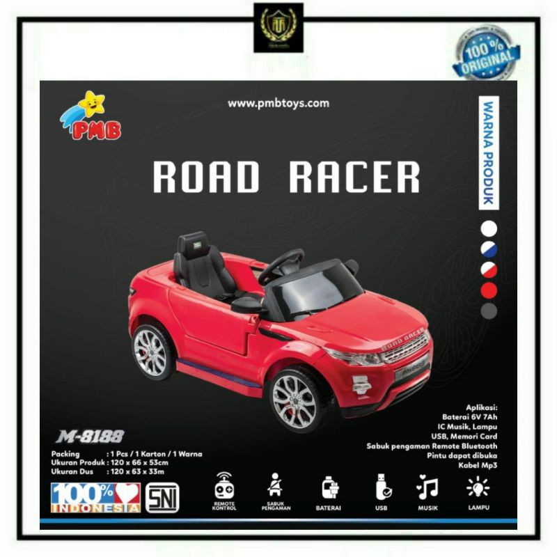 Jual READY NEW!! Mobil aki M-8188 with remote control PMB(spec lengkap ...
