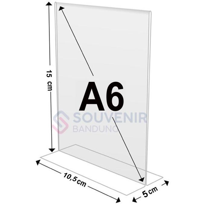 Jual Display menu Standing akrilik Acrylic Papan Tempat Meja Minimalis ...