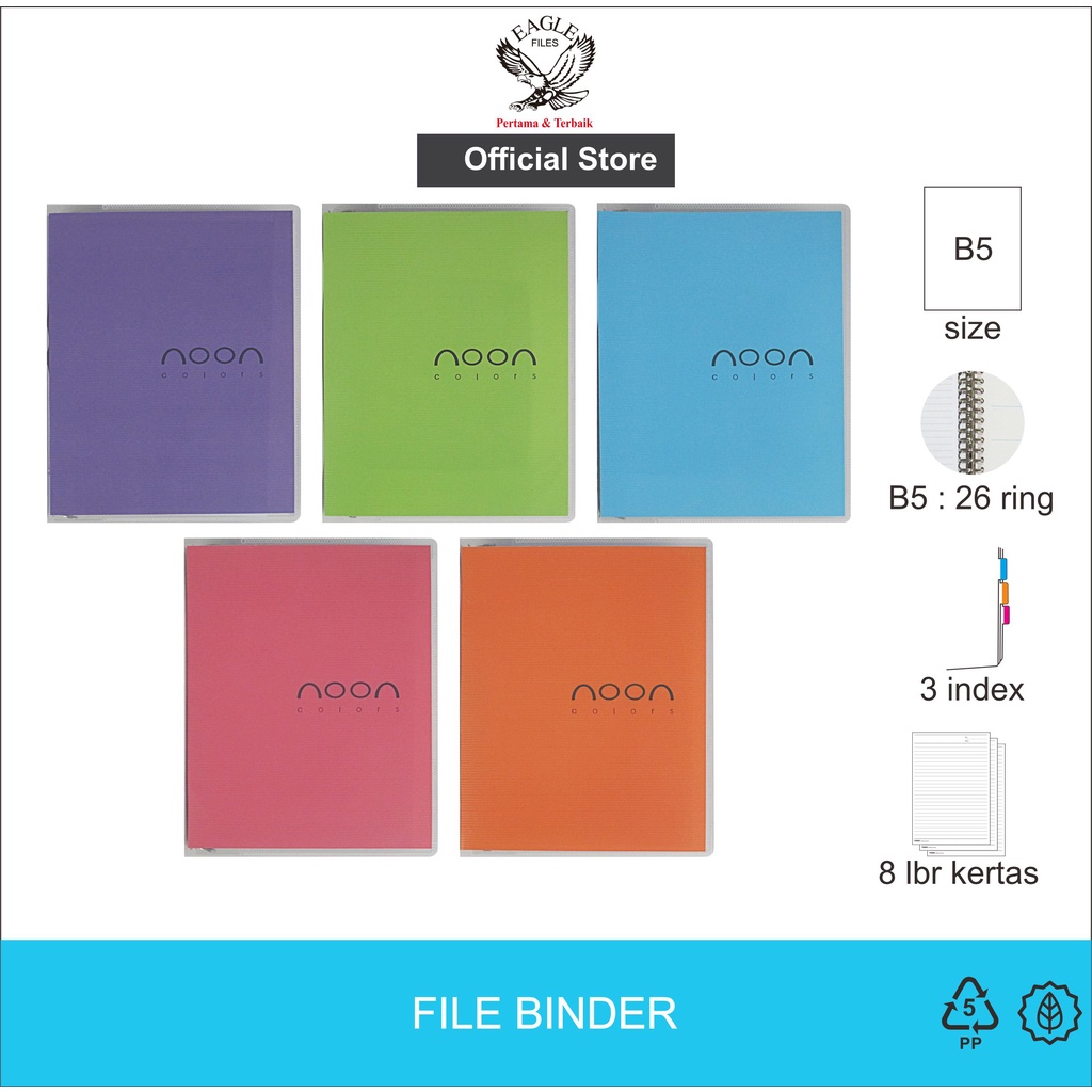 Jual TOMEX File Binder Besi / Binder File / Binder Note / Buku Catatan ...