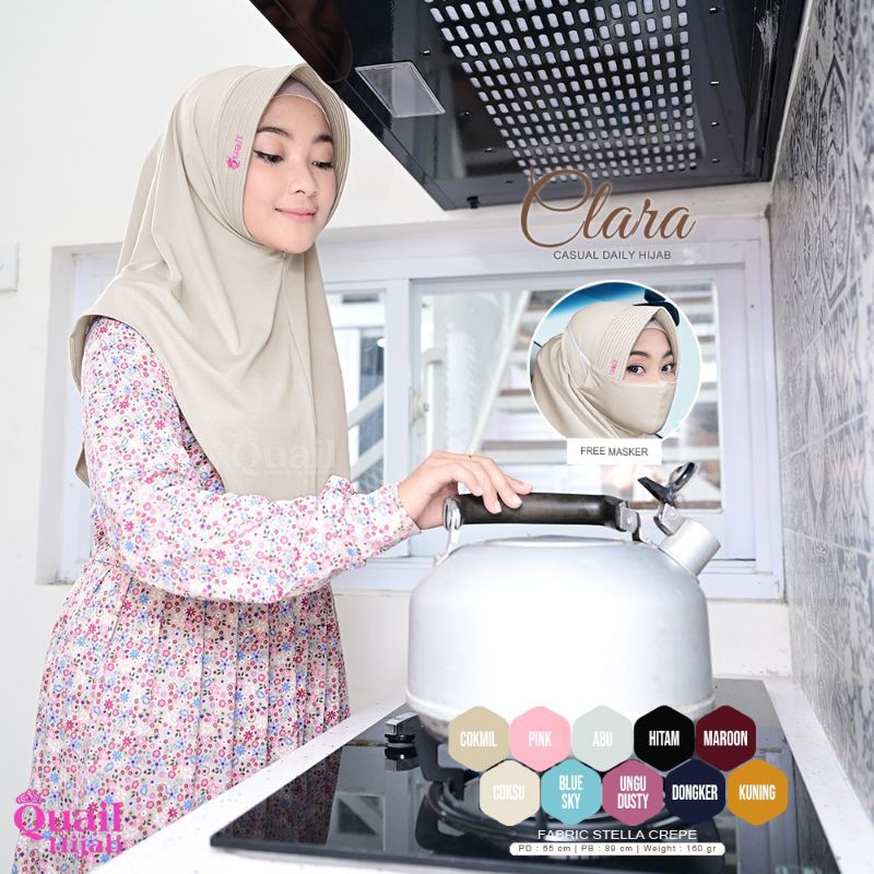 Jual Clara Quail Hijab | Shopee Indonesia