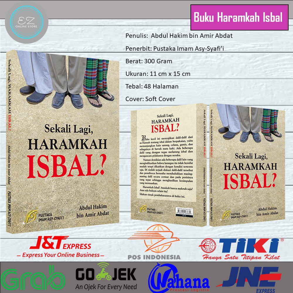Jual Buku Sekali Lagi Haramkah Isbal? Pustaka Imam Syafii | Haramnya ...