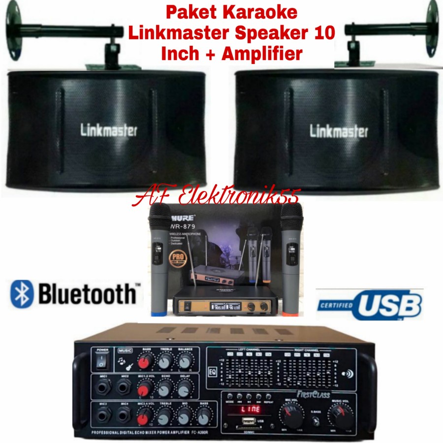 Jual Paket Sound System karaoke speaker 10 Inch Linkmaster Original ...