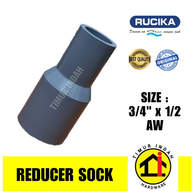 Jual Verlop Sock 3/4" x 1/2" AW / Reducer Sock 3/4" x 1/2" AW - RUCIKA ...