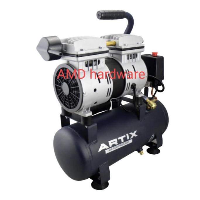 Jual Mesin Compressor oilless/kompresor oilless angin 3/4 HP 9 Liter ...