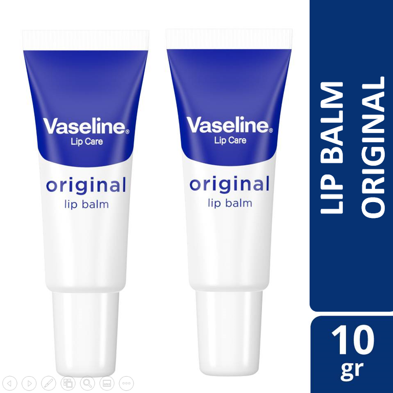Jual [Twinpack] Vaseline Lip Care ORIGINAL Tinted Lip Balm Tube 10gr (2 pcs) - Pelembab Bibir ...