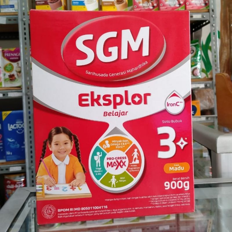 Jual SGM Eksplor 3 plus 900g susu anak usia 3-5 tahun rasa madu, vanila atau coklat | Shopee ...