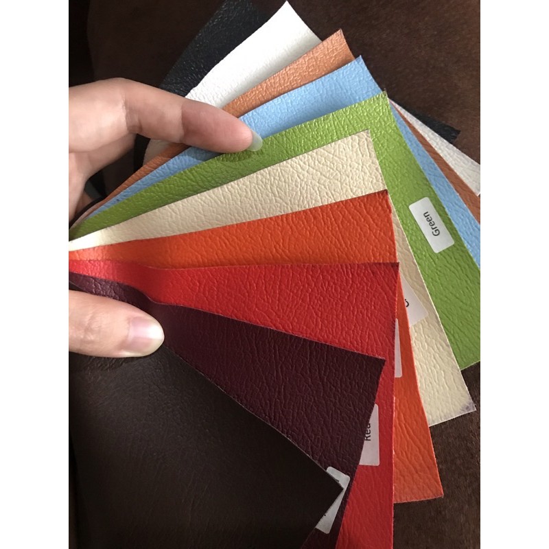 Jual bahan spon / kain oscar / kulit sintetis imitasi meteran murah ...