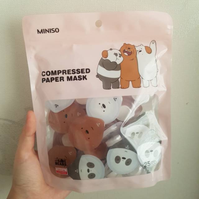 Jual MINISO - Compressed Paper Mask | Shopee Indonesia