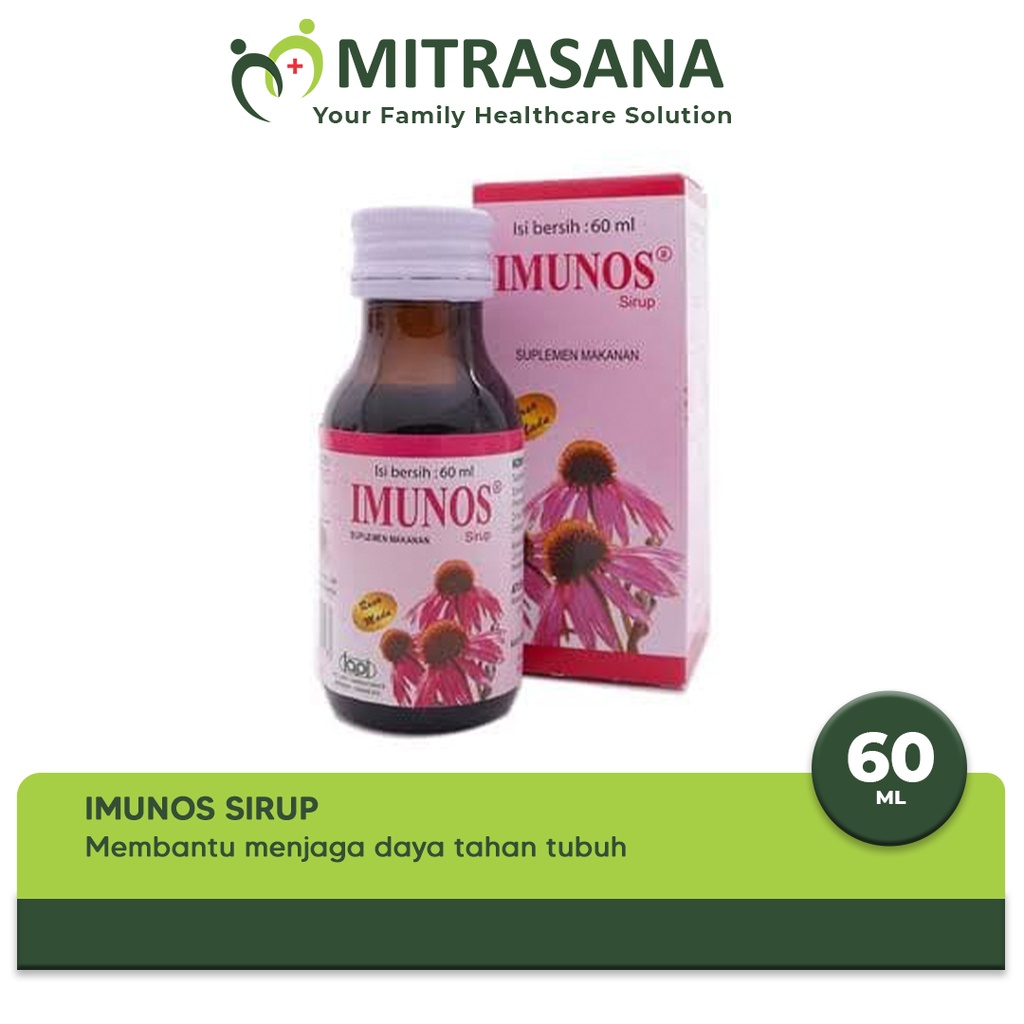 Jual Imunos Syrup - 60 ml - Meningkatkan Kerja Sistem Imun | Shopee ...