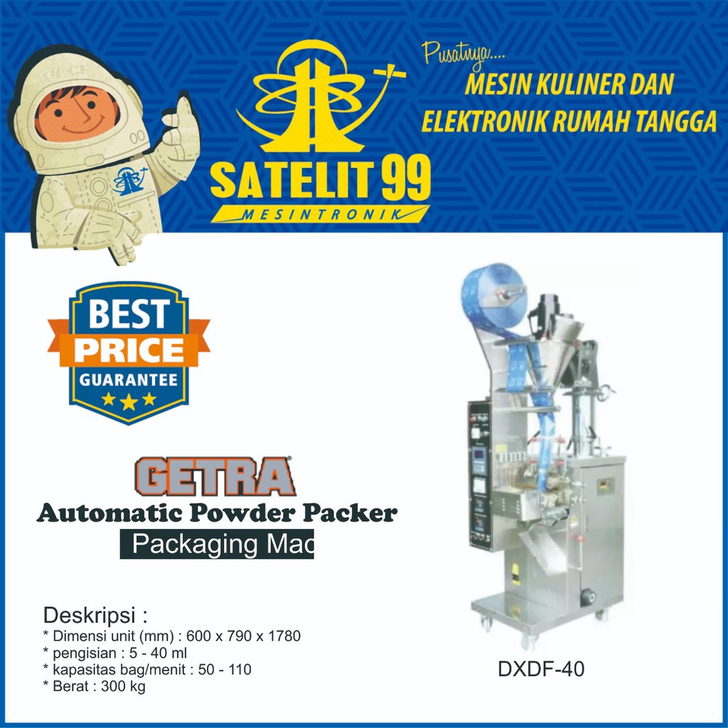 Jual Automatic Powder Packer atau Mesin Pengemas Produk Serbuk/Bubuk ...
