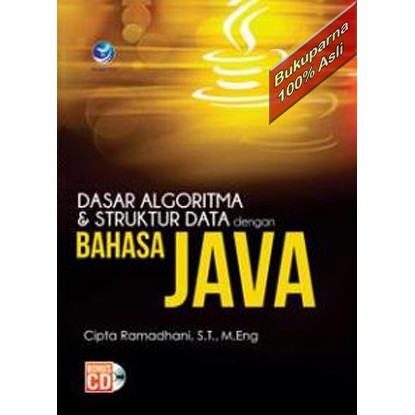 Jual Buku Dasar Algoritma dan Struktur Data dengan Bahasa Java+cd ...