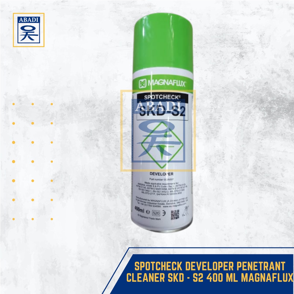 Jual SPOTCHECK DEVELOPER PENETRANT CLEANER SKD - S2 400 ML MAGNAFLUX ...