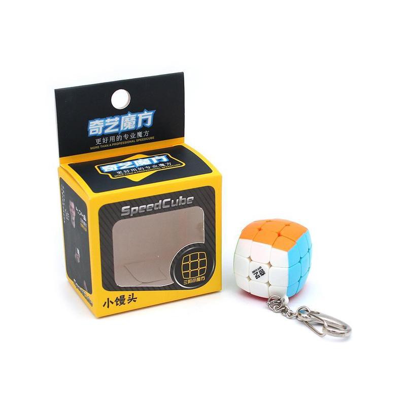Jual Gantungan Kunci Puzzle Kubus Teka Teki 3x3 Pillow Qiyi - Key Chain ...