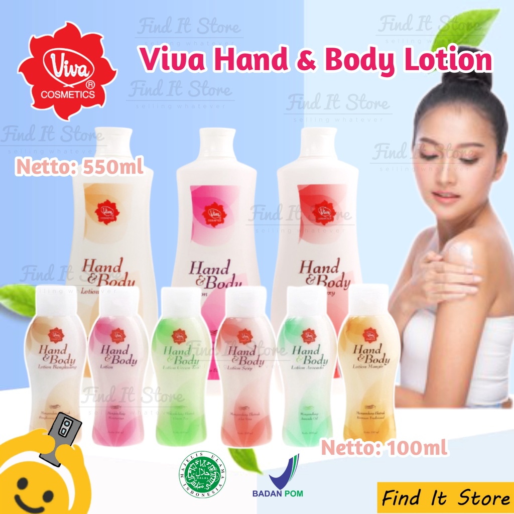 Jual Viva Hand & Body Lotion | Lotion Tubuh Bengkuang Sexy GreenTea ...