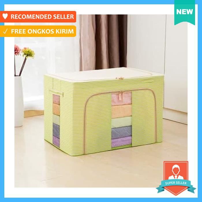 Jual Storage box multifungsi - box kain rangka besi storage box tempat ...