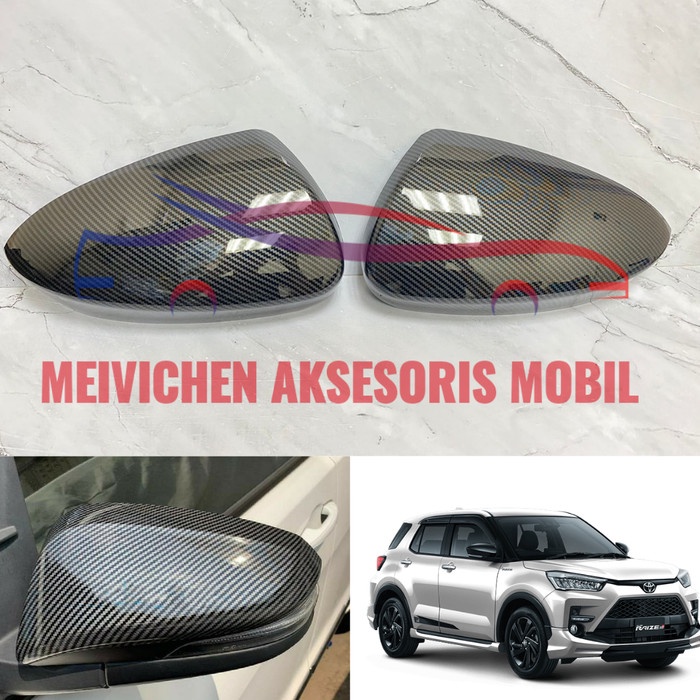 Jual Cover spion Toyota Raize 2021 Carbon Hitam Karbon | Shopee Indonesia