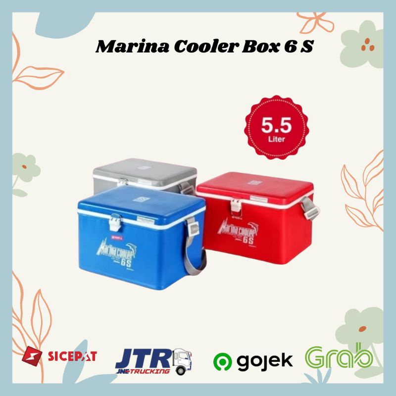 Jual Marina Cooler Box 6S Lion Star Kotak Penyimpanan Serbaguna 5,5 Liter | Shopee Indonesia