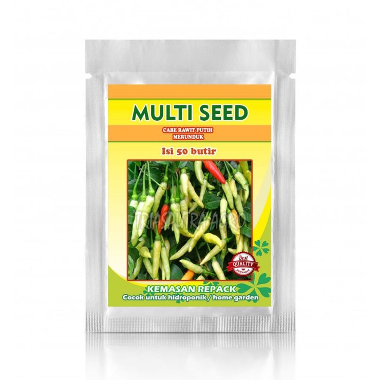 Jual Benih Bibit Cabe Rawit Putih Merunduk/Isi 50 butir(Repacking ...