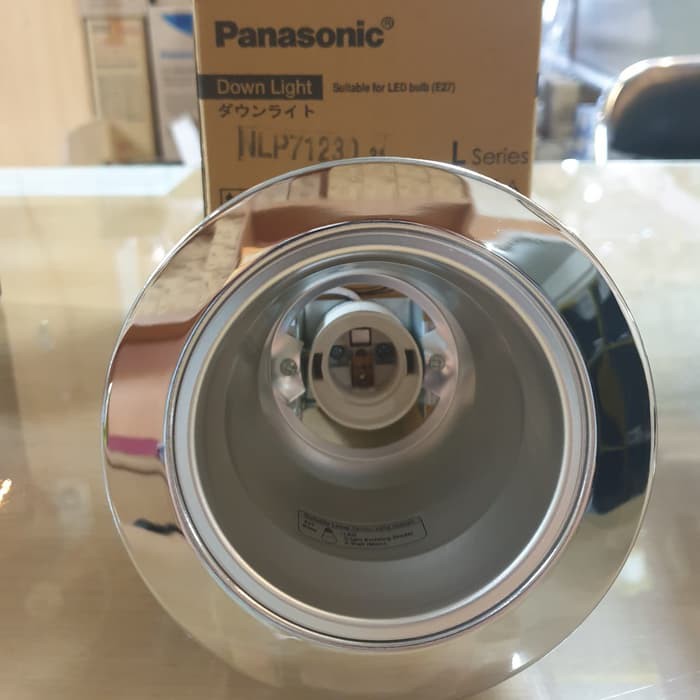 Jual Downlight Fitting Panasonic 4" - NLP71332-031 Silver Chrome ...