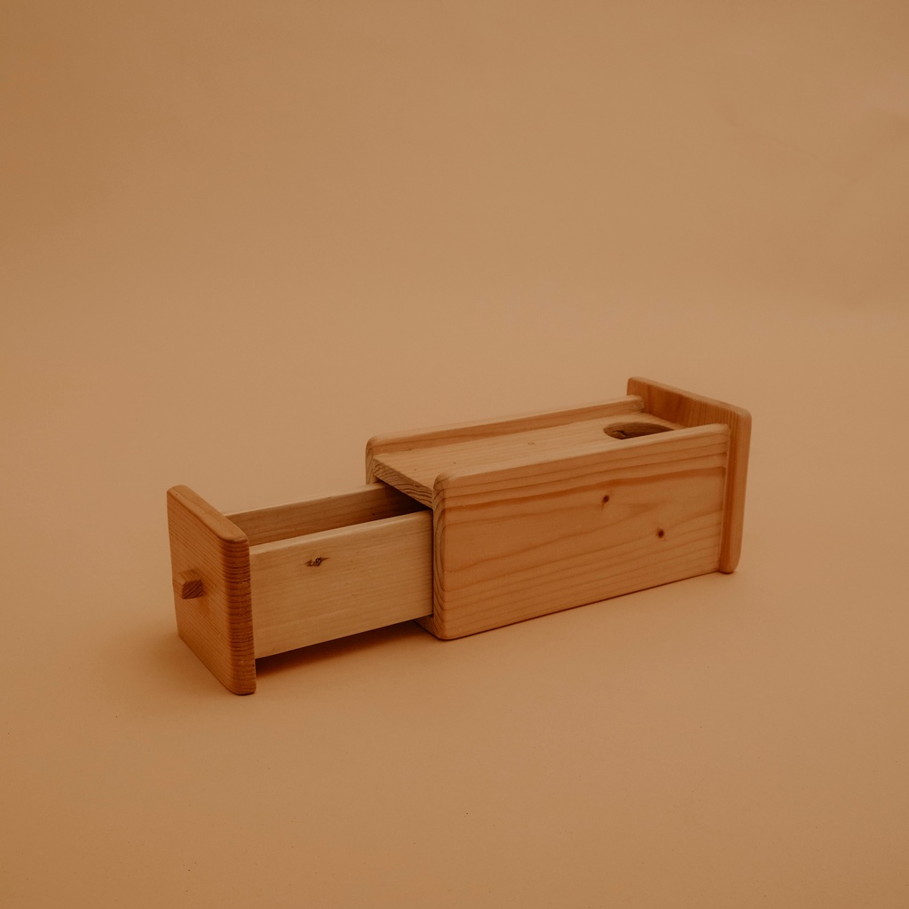 Jual Begun Object Permanence Long Box with Drawer | Shopee Indonesia