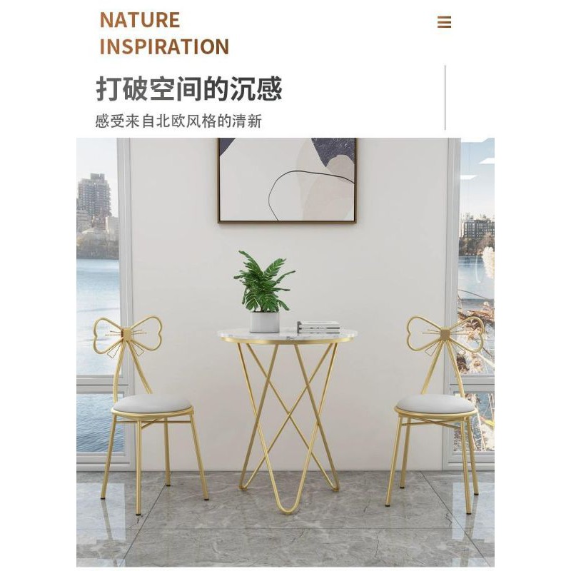 Jual Luxury Butterfly dressing chair / Ribbon chair / Kursi lipat pita ...