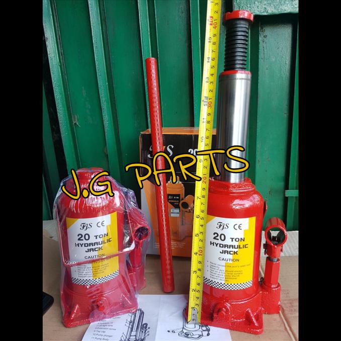 Jual DONGKRAK BOTOL 20 TON HIDROLIK / HYDRAULIC JACK - TRUCK & MOBIL - MERAH | Shopee Indonesia