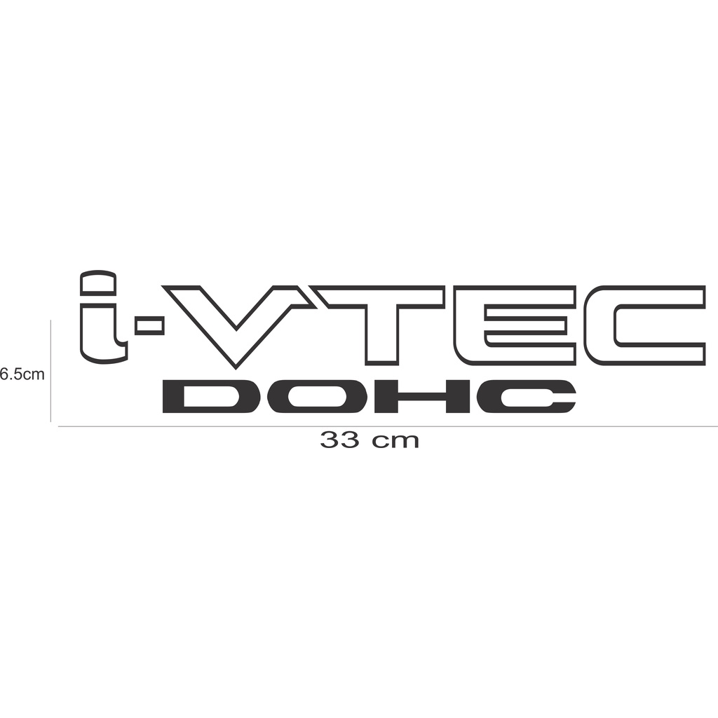 Jual Stiker Mobil Honda I-VTEC DOHC - Car Decal Sticker | Shopee Indonesia