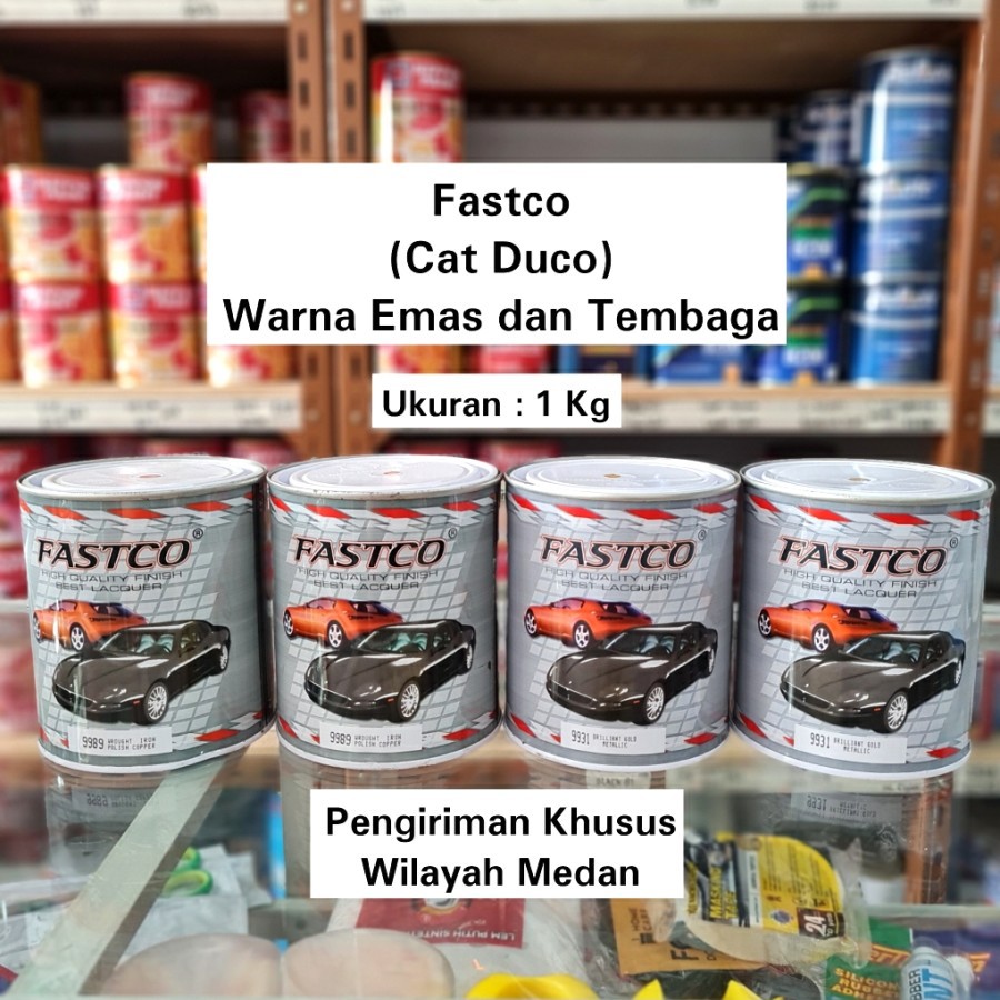 Jual FASTCO CAT MOBIL 1 KG / FASTCO EMAS / FASTCO TEMBAGA / HITAM ...