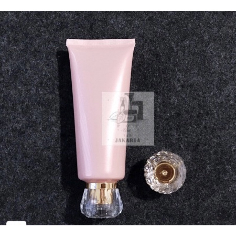 Jual 60ml/100ml Botol Soft Tube lotion/botol kilap Pink/botol skincare ...