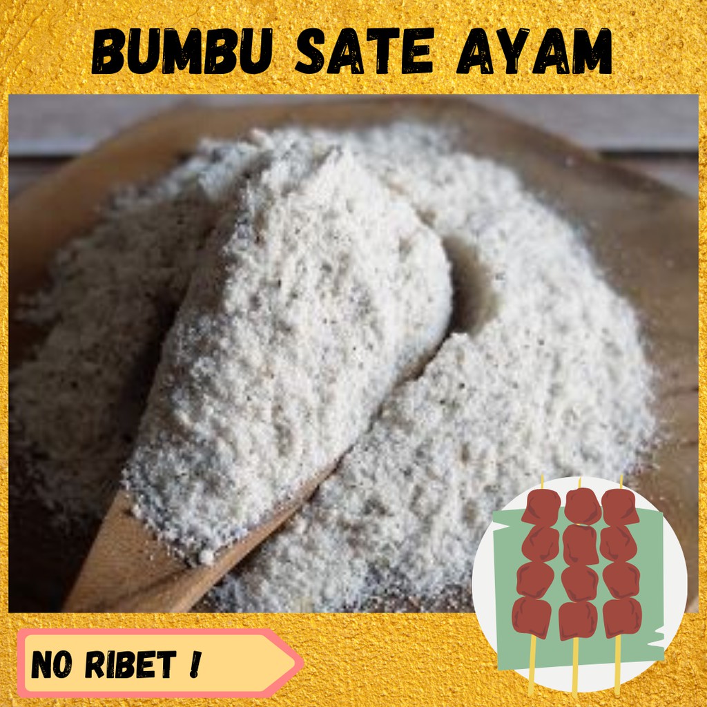 Jual BUMBU TABUR SATE AYAM 1 KG FOOD GRADE 1Kg Bubuk Bumbu Cilor Papeda ...