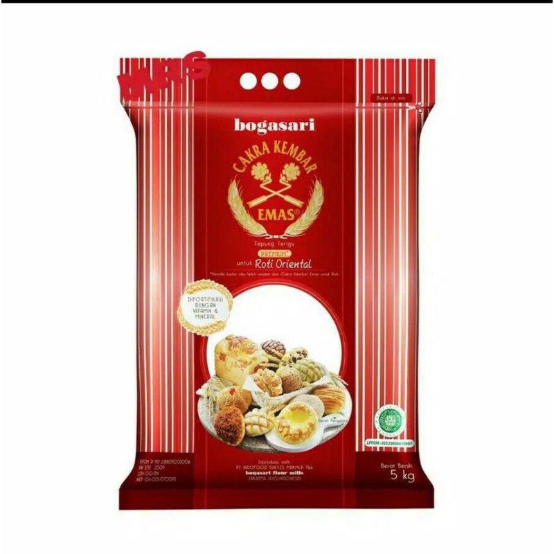 Jual CAKRA KEMBAR EMAS ROTI ORIENTAL 5 KG | Shopee Indonesia