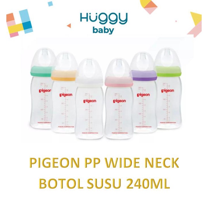 Jual Pigeon Botol Susu SofTouch Peristaltic Plus Wide Neck 240ml | Shopee Indonesia
