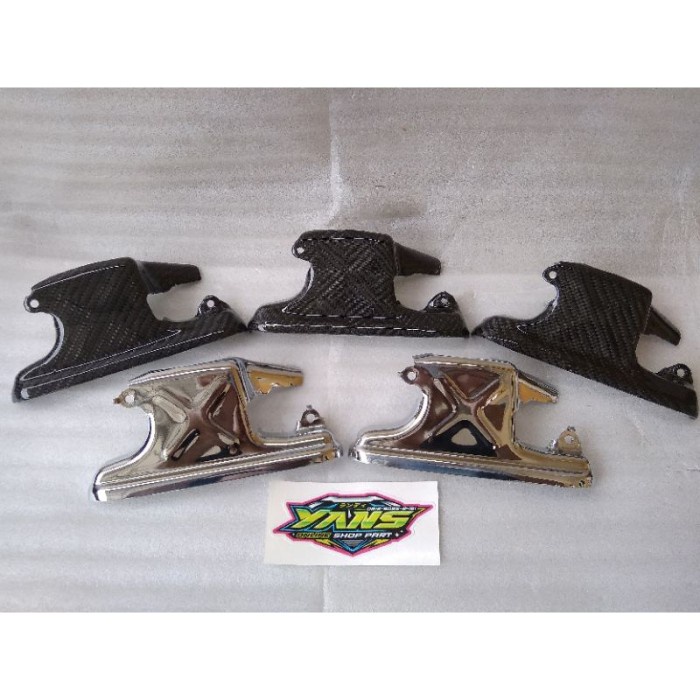 Jual Cover plat radiator vario 125/150 pcx 150 k97 karbon kevlar dan ...