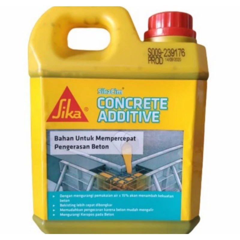 Jual Sikacim Concrete Additive Obat Cor Beton Cepat Keras Cairan 900ml | Shopee Indonesia