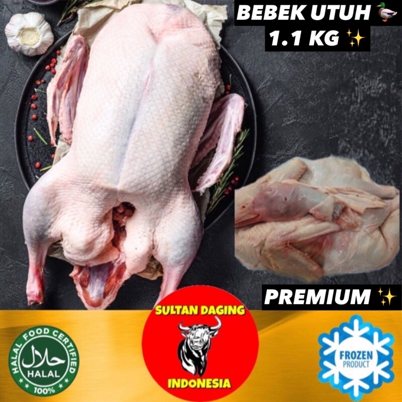 Jual DAGING BEBEK PEKING PREMIUM 1.1 KG/BEBEK UTUH/DAGING BEBEK SEGAR ...