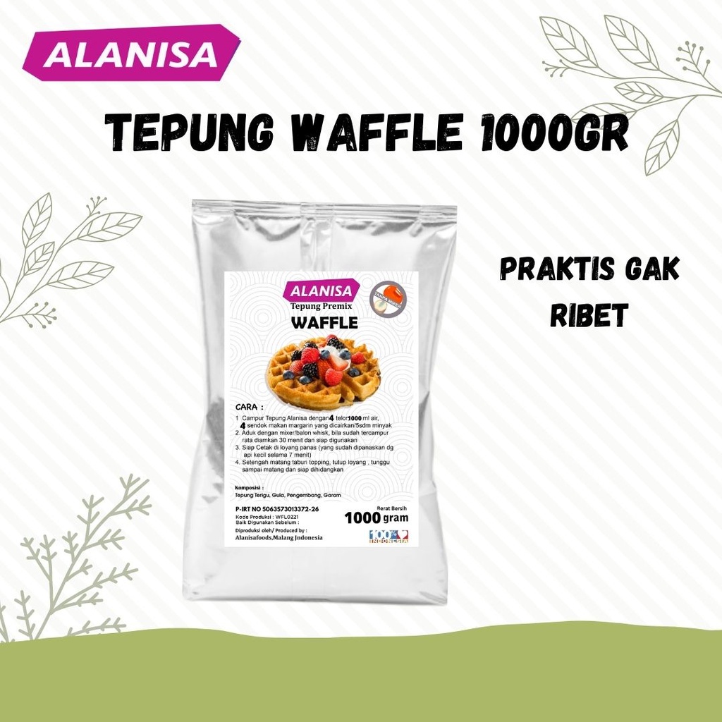 Jual TEPUNG WAFFLE 1KG SUPER PRAKTIS, TEPUNG INSTAN WAFFLE | Shopee ...