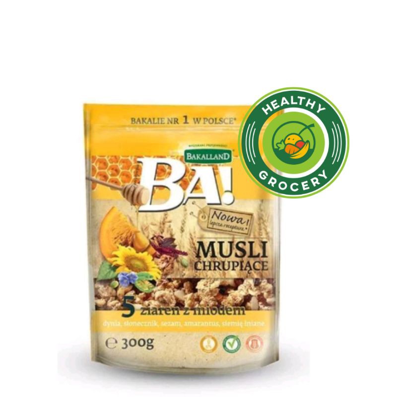 Jual Bakalland BA! Crunchy Muesli 300gr Sereal 5 Fruits Forest / Nuts ...