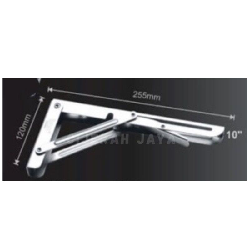 Jual BRACKET ENGSEL SIKU LIPAT DINDING MEJA STAINLESS STEEL SUS 304 RAK ...