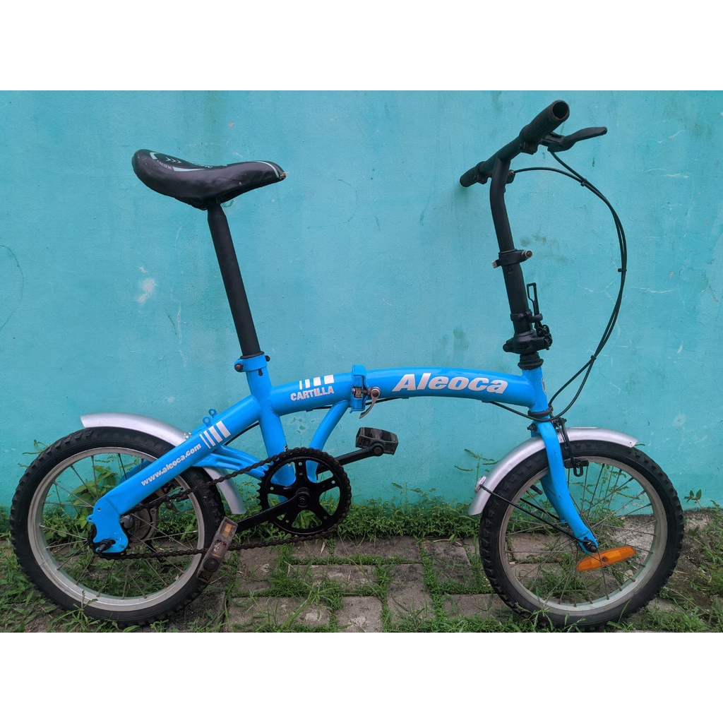 Jual Sepeda lipat Aleoca Cartilla ukuran 16 Second | Shopee Indonesia