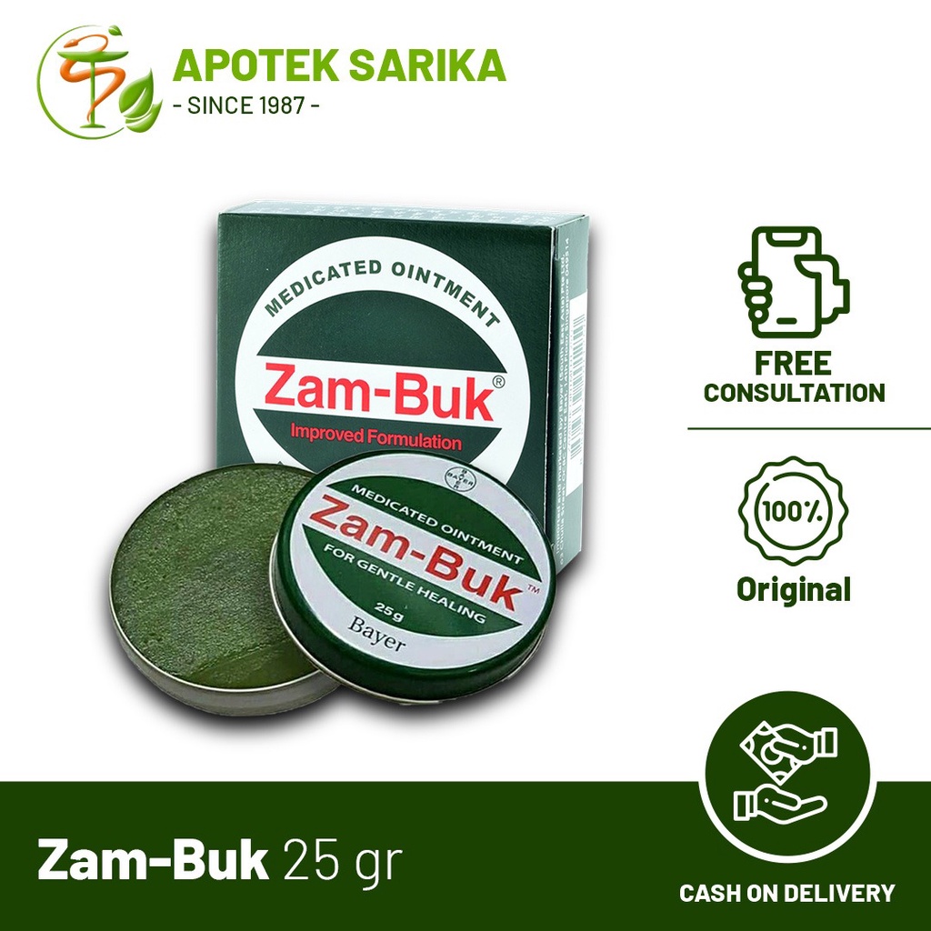 Jual ZAMBUK MEDICATED OINTMENT (MEMAR/PEREDA NYERI/GATAL/DIGIGIT NYAMUK ...