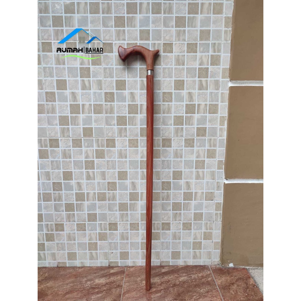 Jual Tongkat Jalan Kayu Bertuah Galih Nagasari Asli Model Ring | Shopee ...