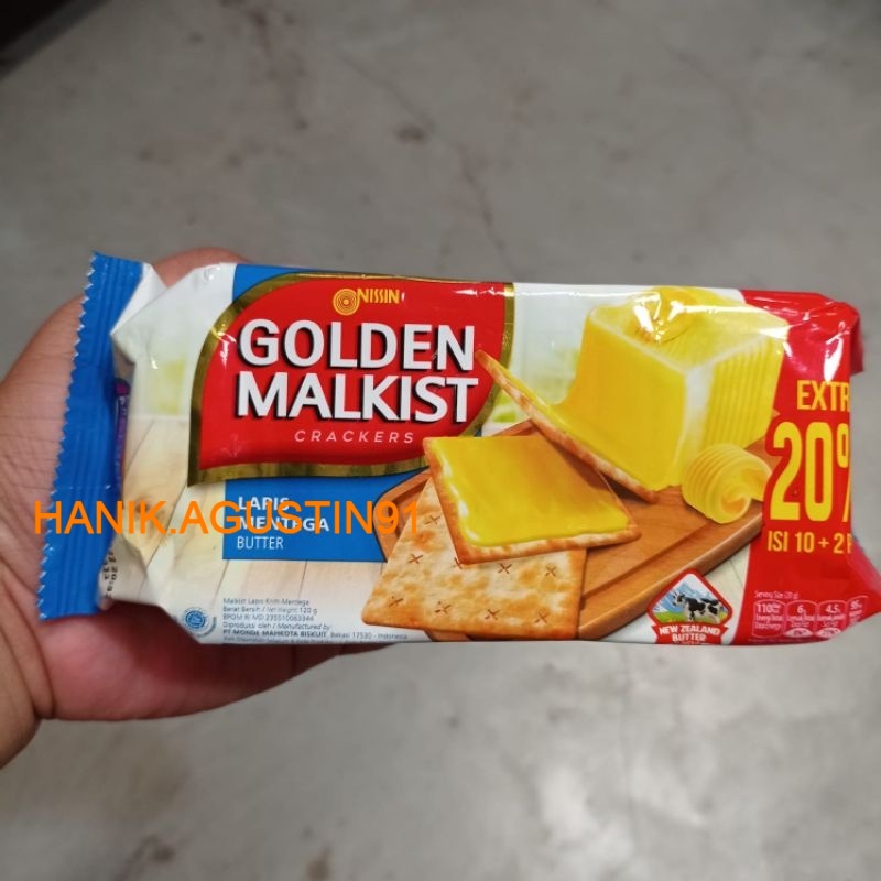 Jual Nissin Golden Malkist Butter 120gr MB91 | Shopee Indonesia