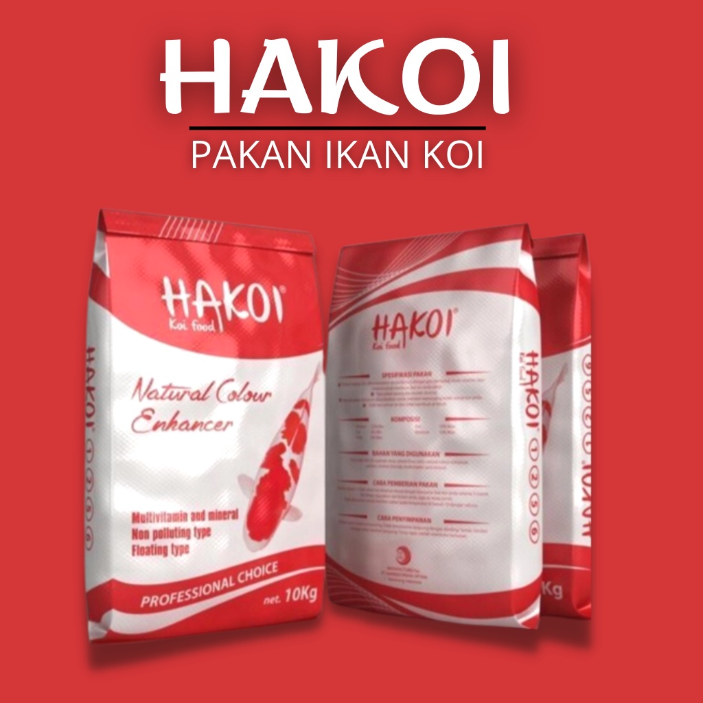 Jual Hakoi Pakan Pelet Khusus Pembesaran Ikan Koi Hi Growth Bulkie 10kg ...